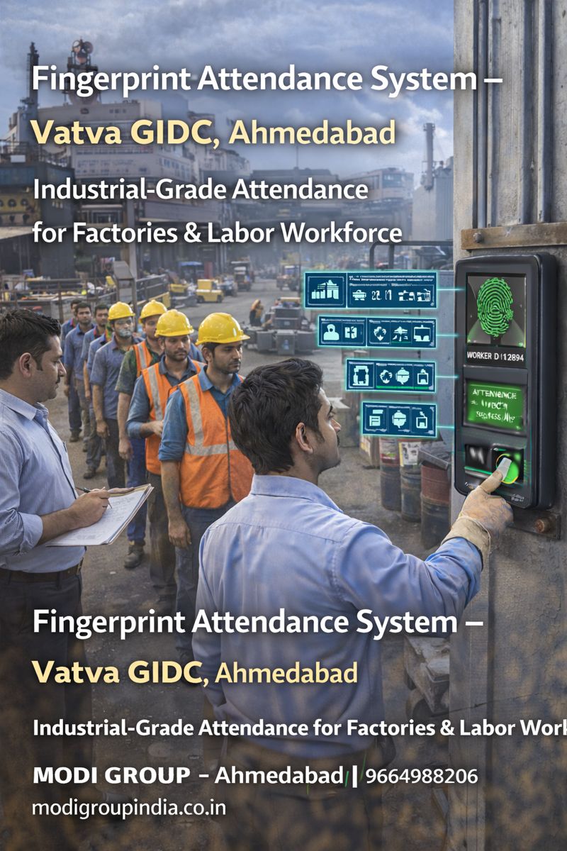 Fingerprint Attendance System in Vatva GIDC Ahmedabad – Industrial ...