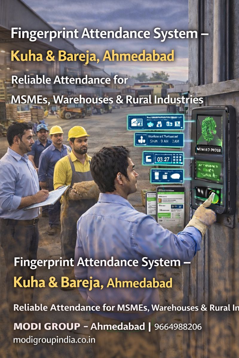 Fingerprint Attendance System in Kuha & Bareja Ahmedabad – Reliable ...