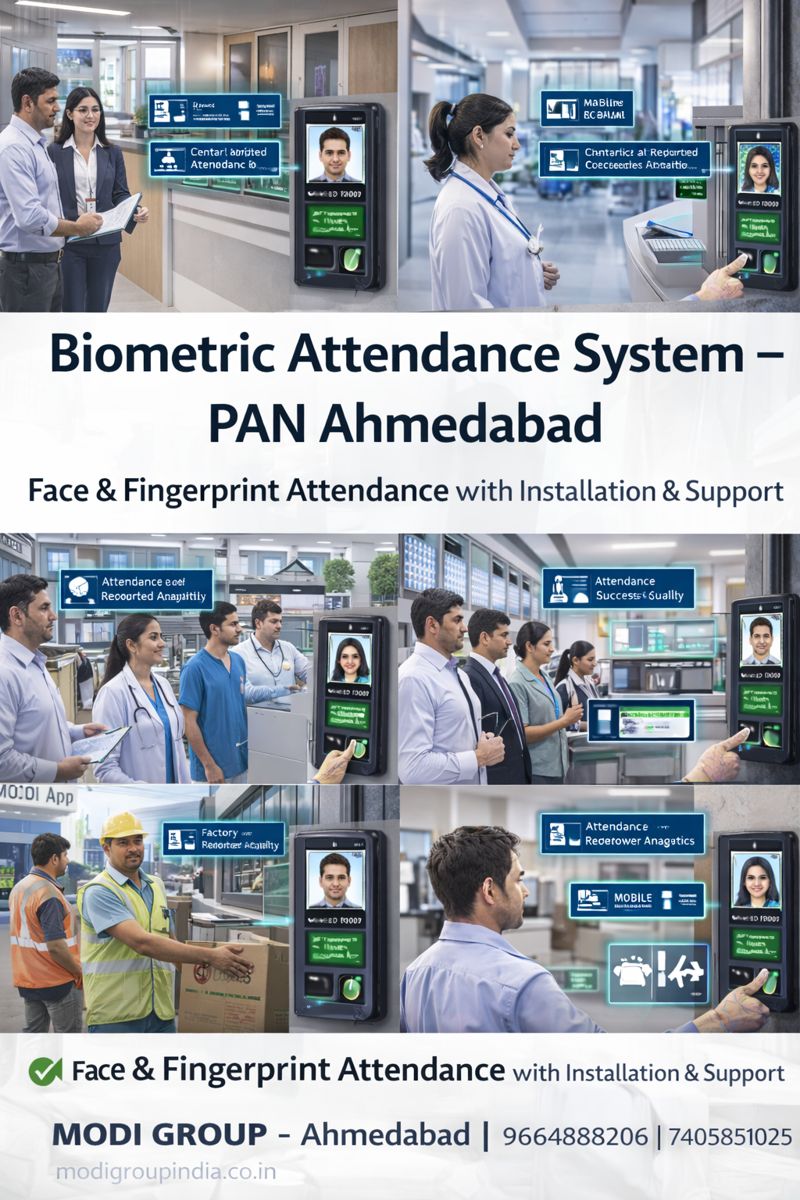 Biometric Attendance System in Ahmedabad – Face & Fingerprint ...