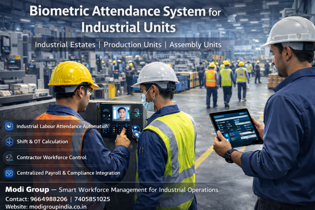 Biometric Attendance System for Industrial Units - Modi Group